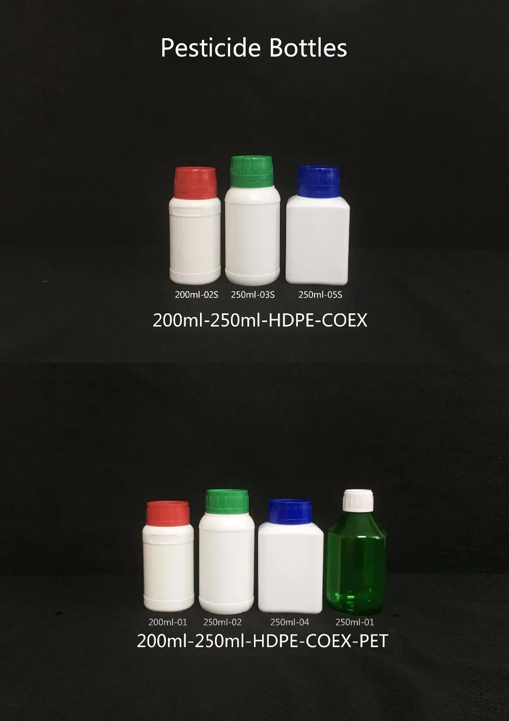 100ml Plastic High-barrier Pesticide Bottle Coex Bottles For Chemical ...
