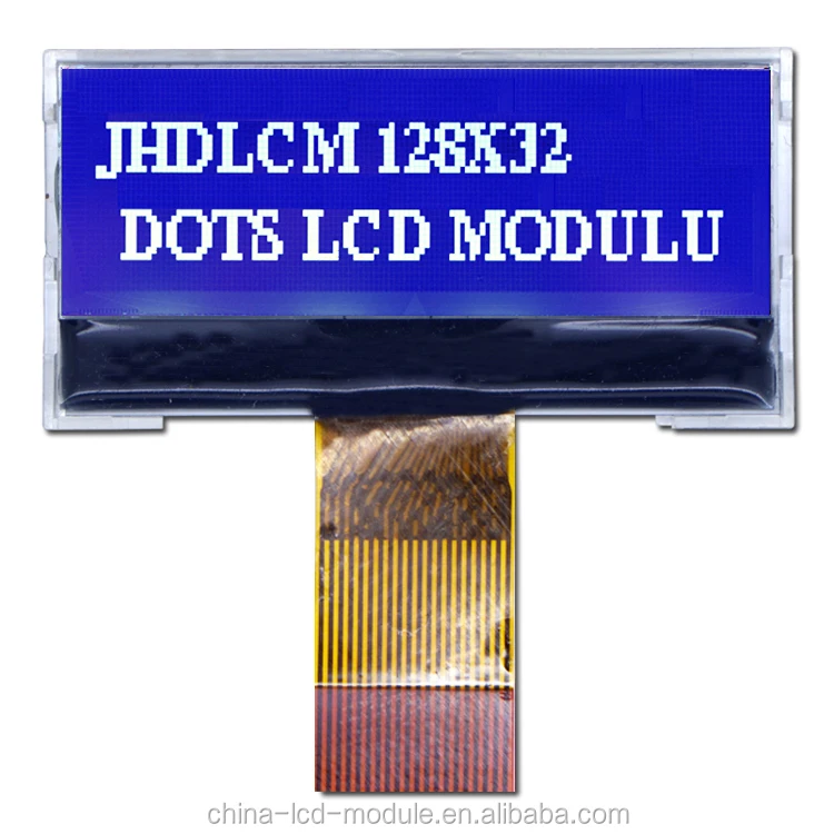 128X32 LCD Graphic Display Module - JHD12832-G03BTW-B