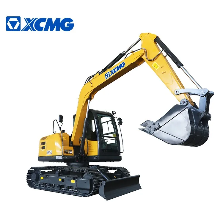 XCMG Official 7 tons mini excavadora XE75DA Mini Crawler Excavator para ...