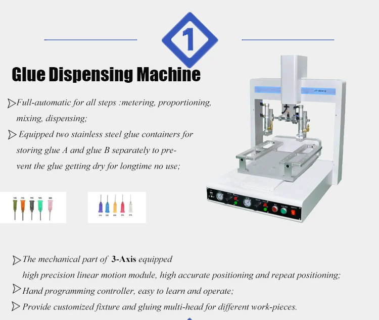 High Efficiency Liquid Full Auto Glue Dispensing Machine - Buy High ...