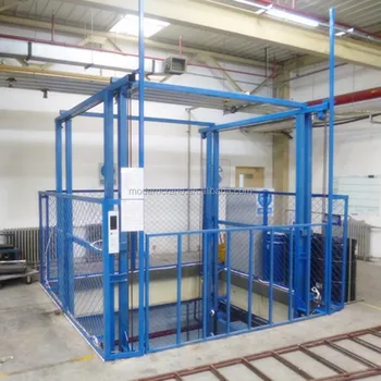 Material Loading Platform/guide Rail Lift - Buy Material Loading ...