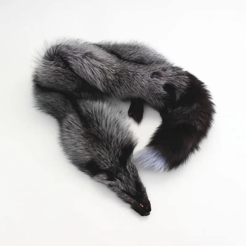 Factory Supplier Genuine Silver Fox Fur Pelt Natural Animal Fur Skin ...