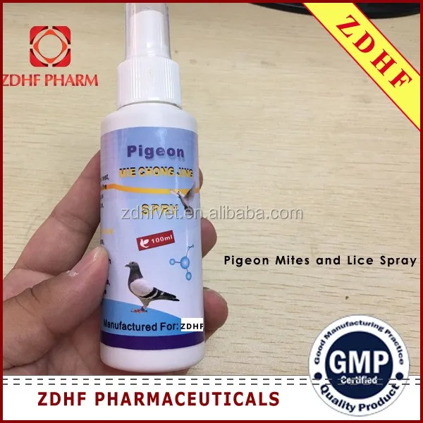 Racing Pigeons Doves Parasites Medicine Mites Feather Lice Spray - Buy ...