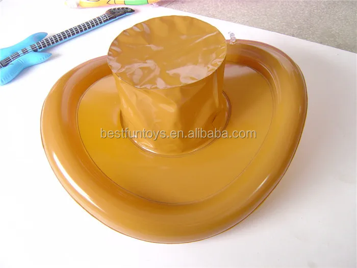 Eco-friendly Pvc Inflatable Big Heads Wig Plastic Blow Up Wig Hat Giant ...