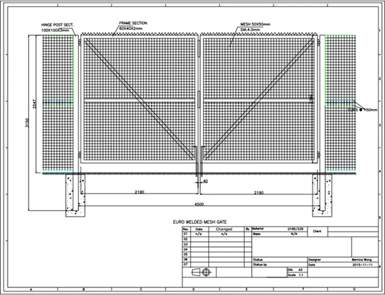 Popular Cheap Wire Mesh Fence Gate And Garden Wire Mesh Fence Gate ...