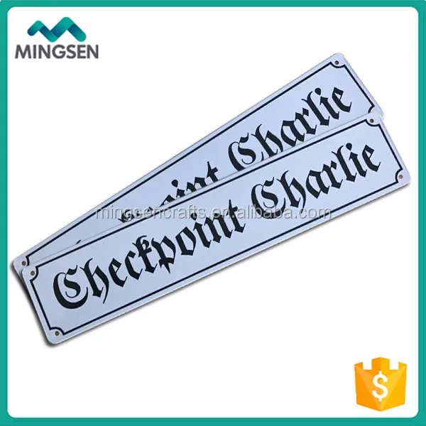 Custom Printing Embossed Metal Signs - Art & Collectibles