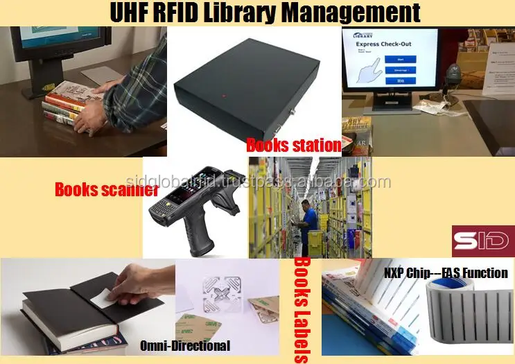 Library Books UHF RFID Books Label EAS Tag - Secure & Efficient