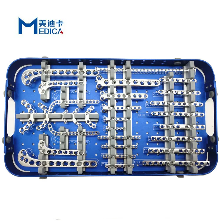 Veterinary Animal Bone Plate Set - Orthopedic Instruments