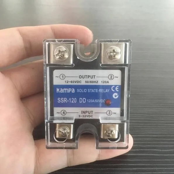 Miniature Ssr 100amp Single Phase Ssr Industrial Relay Dc Input 3-32vdc ...