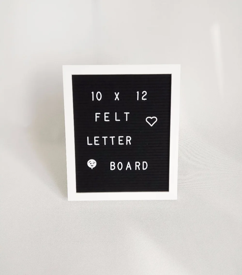 Changeable Felt Mini Letter Board With Letters And Bag 10 X 4 With ...