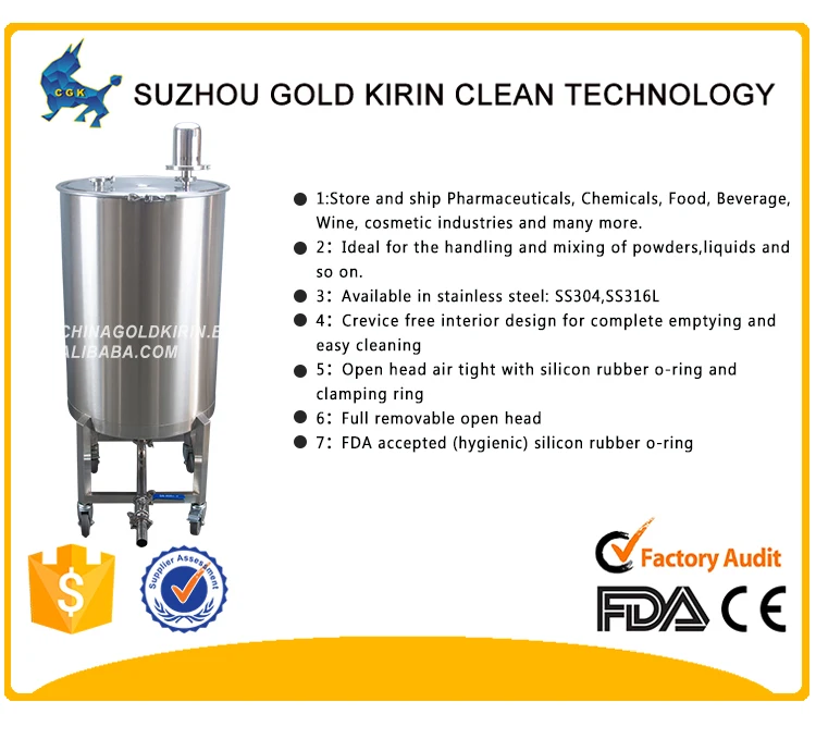 Quality-assured Sus304 200l Cone Bottom Stainless Steel Drum - Buy ...