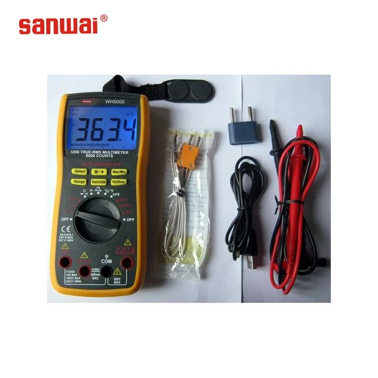 Digital Multimeter Wh5000 Multimeter With Usb Interface - Buy ...