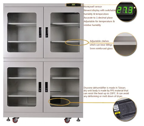 Clean Room Storage Cabinet With Temperature & Humidity Display-ysak ...