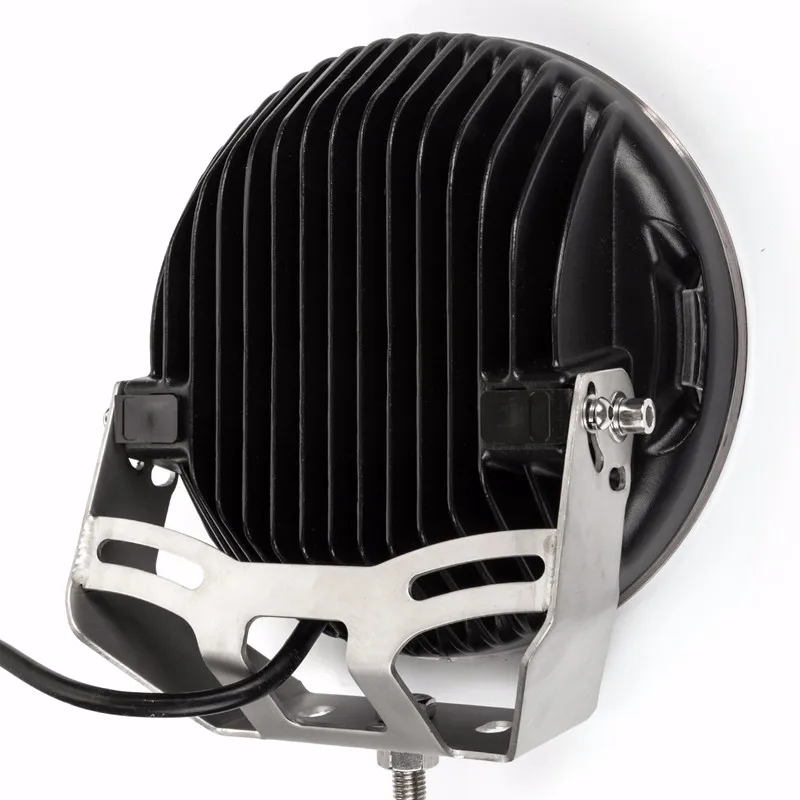 New Round Black Red 9 Inch Led Driving Light,Spot Flood Auto Parts 185w ...