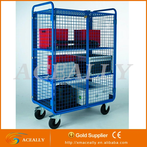 Folding Transport Rolling Cage Cart - Buy Folding Rolling Cage,Rolling ...