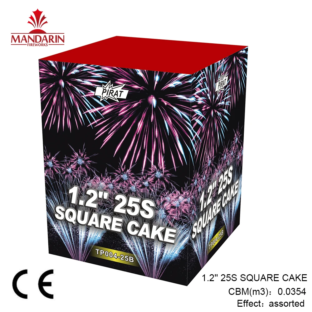 25 shots wholesale cheap price pyro cake fireworks with CE approval ...