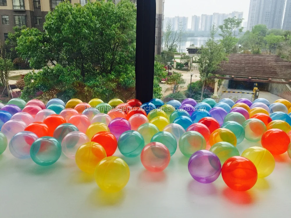 Transparent Plastic Play Ball Pit Balls ( 60mm,65mm,75mm,80mm,85mm,90mm ...