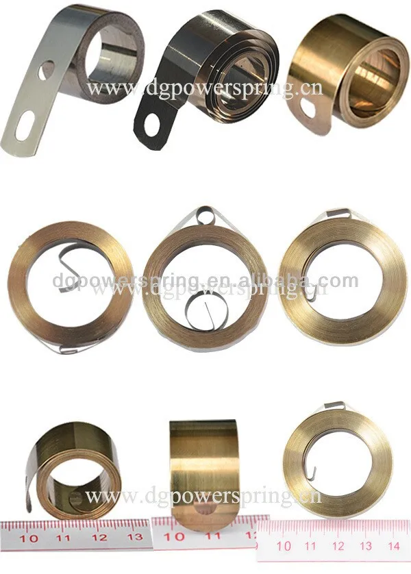Custom Flat Sus301stainless Steel Retractor Spring Spiral Spring - Buy ...