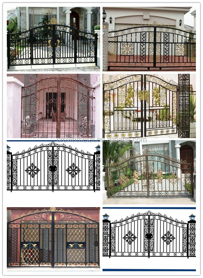 Iron Fancy Gate Boundary Wall Gate Design - Buy Iron Main Gate Designs ...