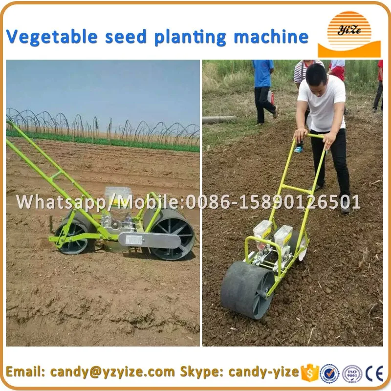 Hand Vegetable Seeds Planting Machine Push Corn Seeder For Lettuce ...
