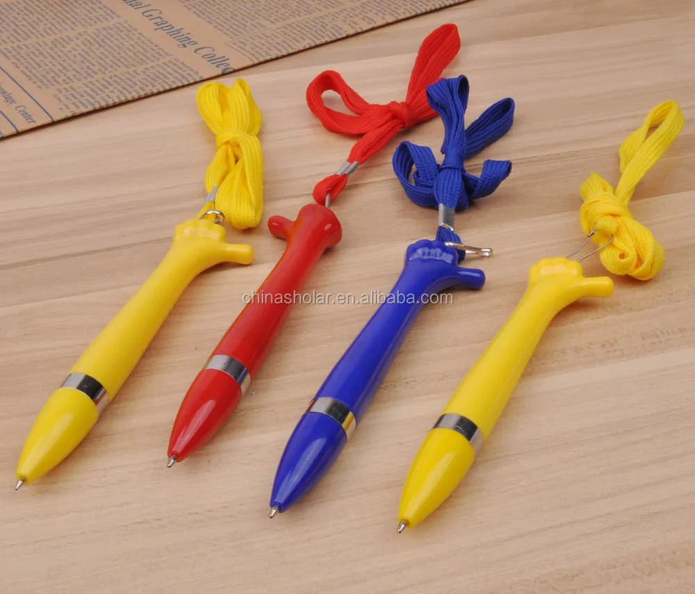 Novelty Design Hand Ball Pen With String - Buy Ball Pen,Hand Pen,Hand ...