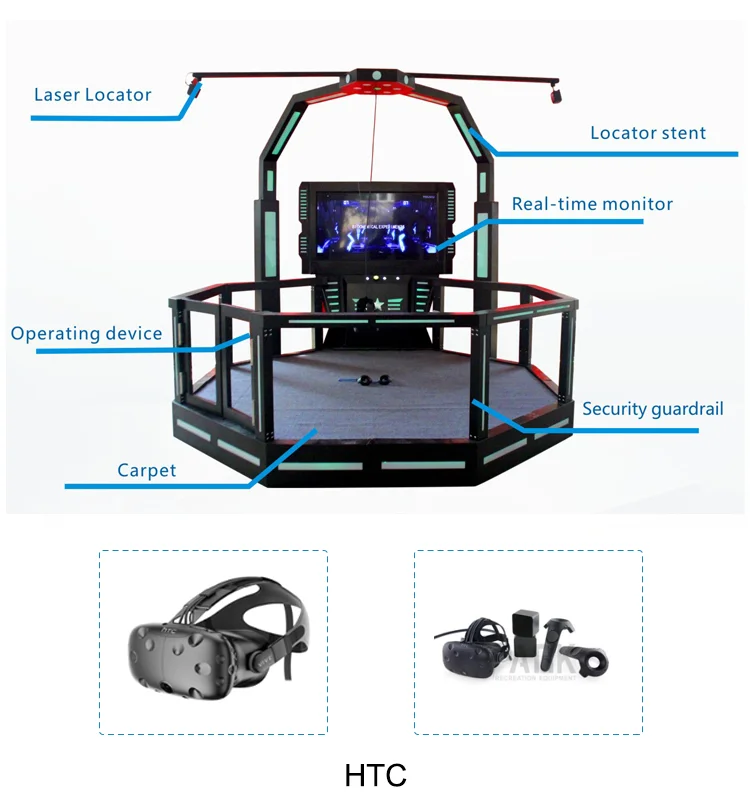 Large Space Vr Walking Platform For Amusement Park+virtual Reality ...