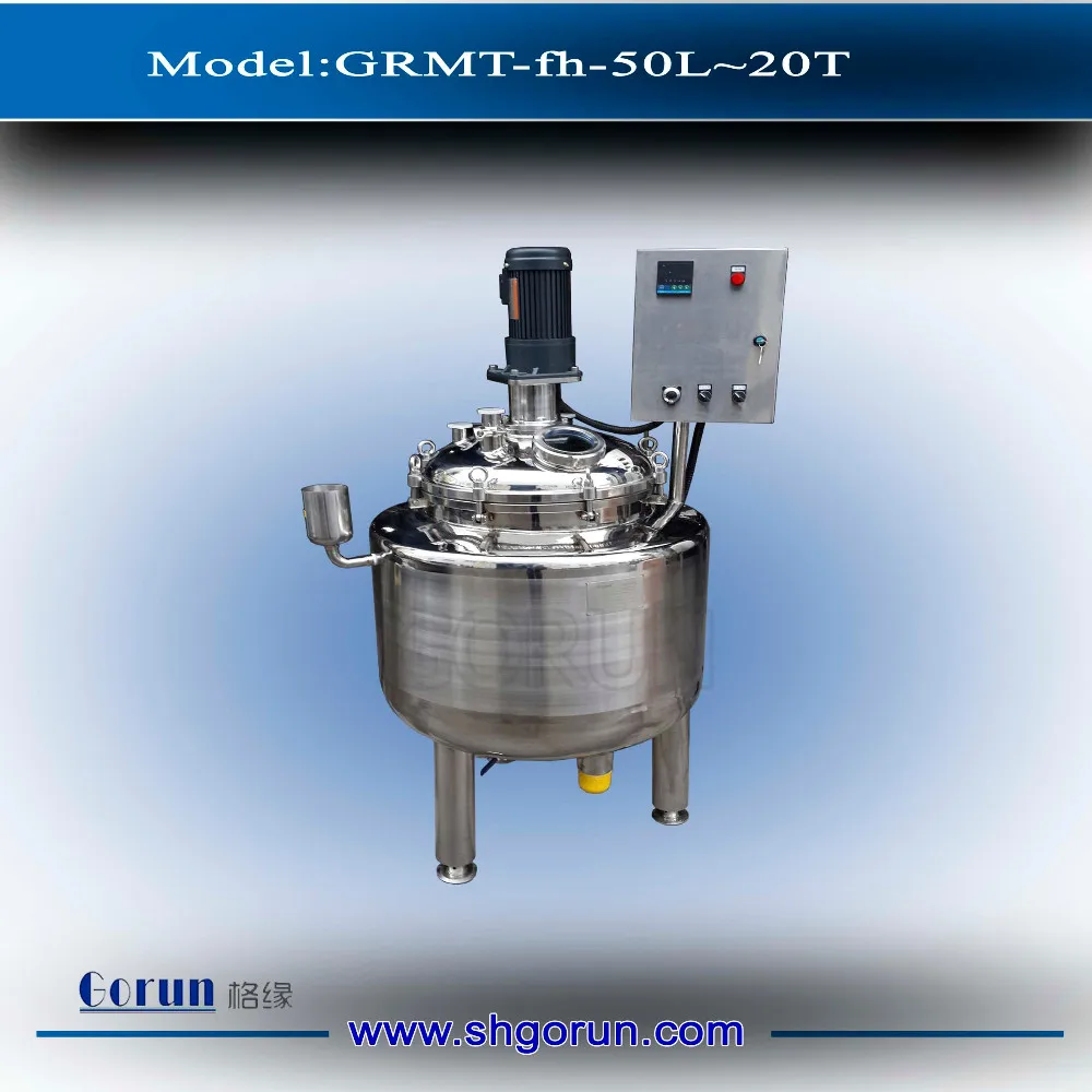 50l Stainless Steel Heating Small Mixing Tank With Agitator - Buy High ...