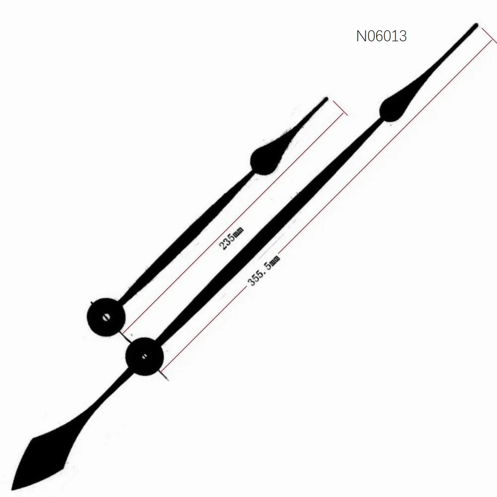 355.5mm long clock pointer 0.5mm thick aluminum metal clock pointers ...