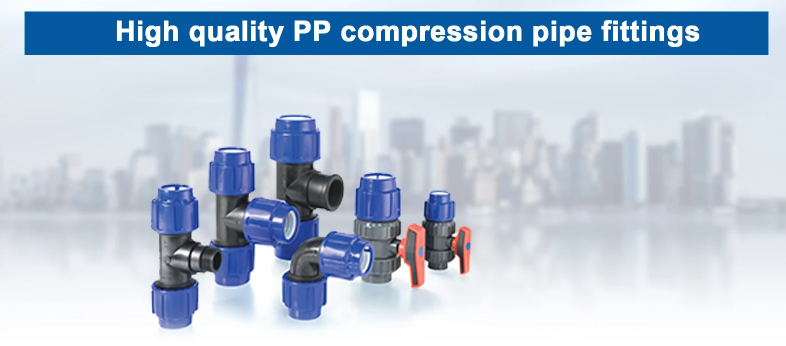 HDPE Pipe Tapping Saddle Tee for Water Irrigation Fittings