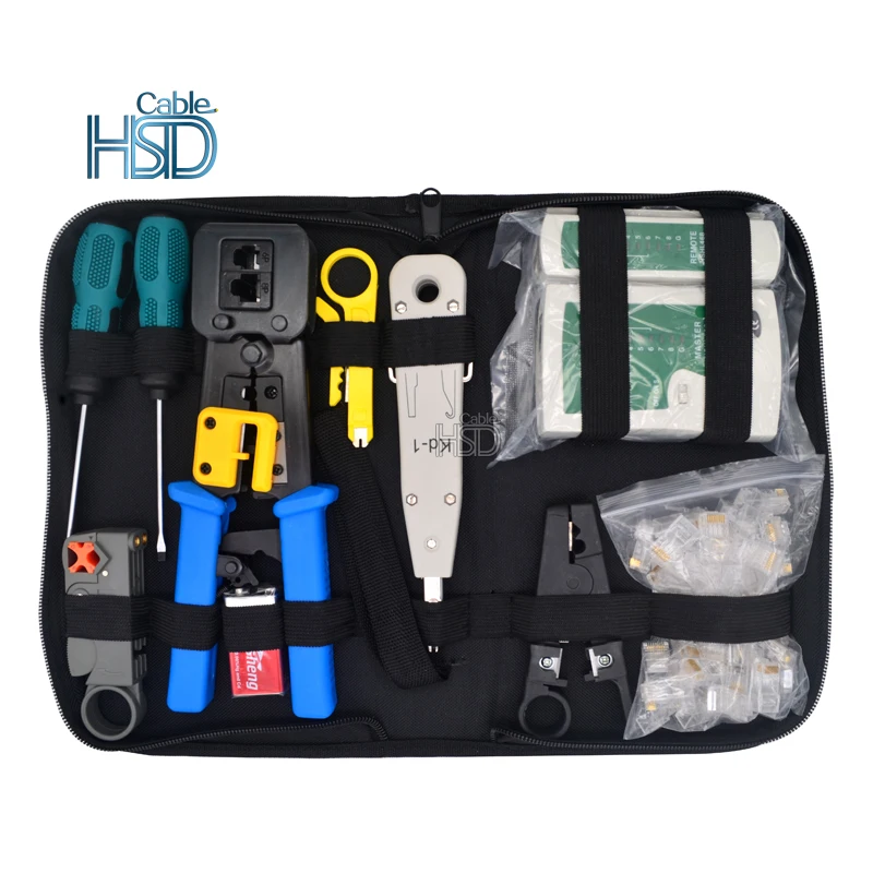Professional Network EZ Tool Kit - 10 in 1 Crimping Tools