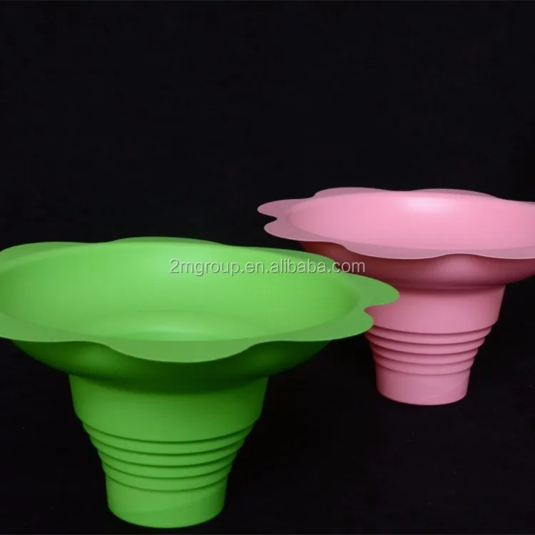 Plastic Flower Cups For Shaved Ice 8 Ounce Camping Customized Classic ...