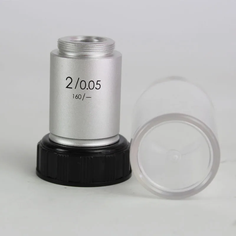 Objective Microscope Low Power Objective Lens 1x 2x Infinity Objective ...