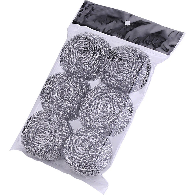 Stainless Steel Sponge Scrubber Scourer Heavy Duty Pan Cleaning Pad ...
