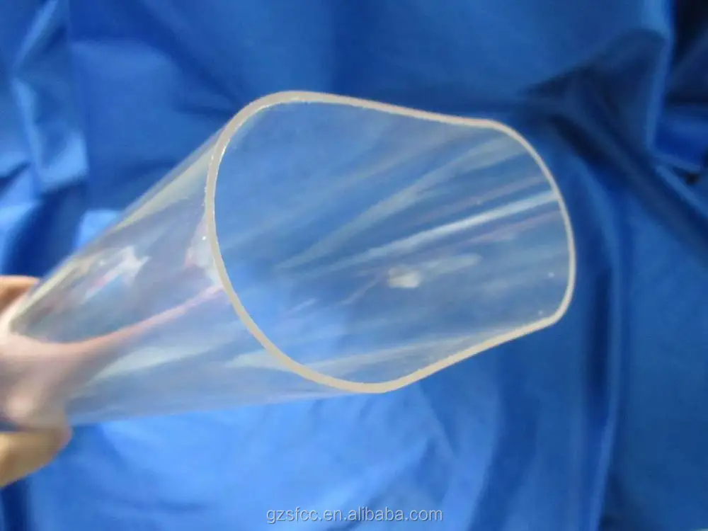 Clear Plastic Cylinder Oval Tube - Buy Clear Plastic Cylinder Tube ...