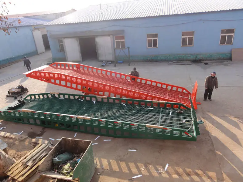 Portable Cargo 10t Steel Truck Unloading Ramp Flyover - Buy Truck ...