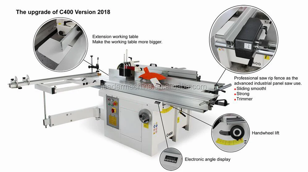 C400 Italian SICAR BRAND Combined Universal Wood Machine Woodworking ...