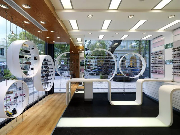 Wholesales Mdf Plywood Commercial Optical Display Stand For Eyewear ...