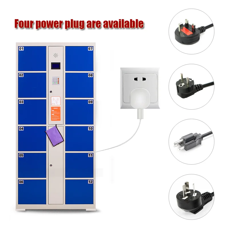 Barcode Smart Locker Keyless Electronic Luggage Storage Locker Smart ...