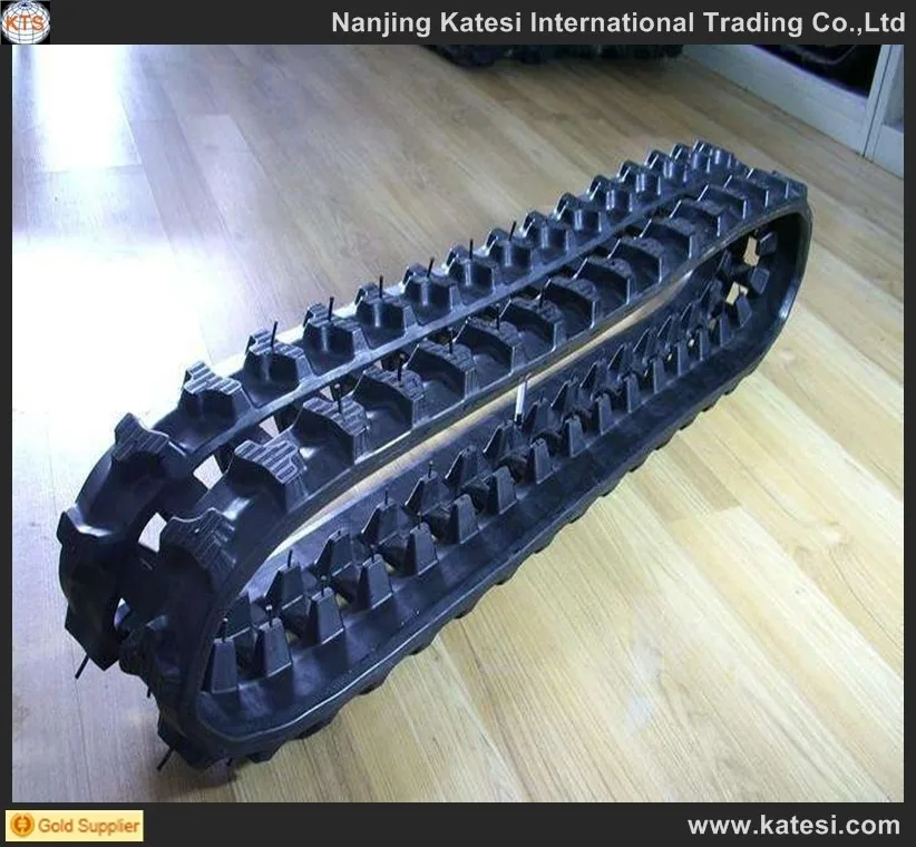 Mini Load Capacity Excavator Rubber Track Chassis Undercarriage Parts ...