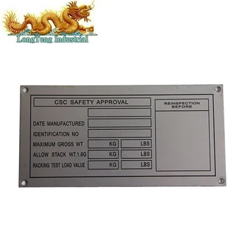 Shipping Container Parts Name Csc Plate And Container Decal Sticker ...