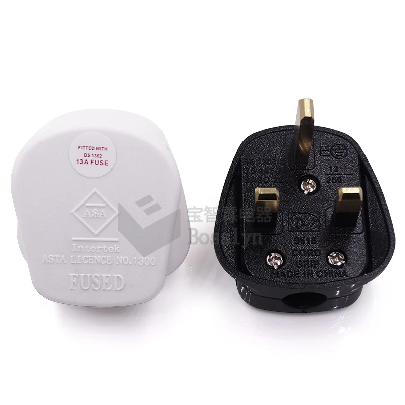 BS Plug 9518 BSI Approvals 3A 5A 13A Fused UK Mains 3 Pins