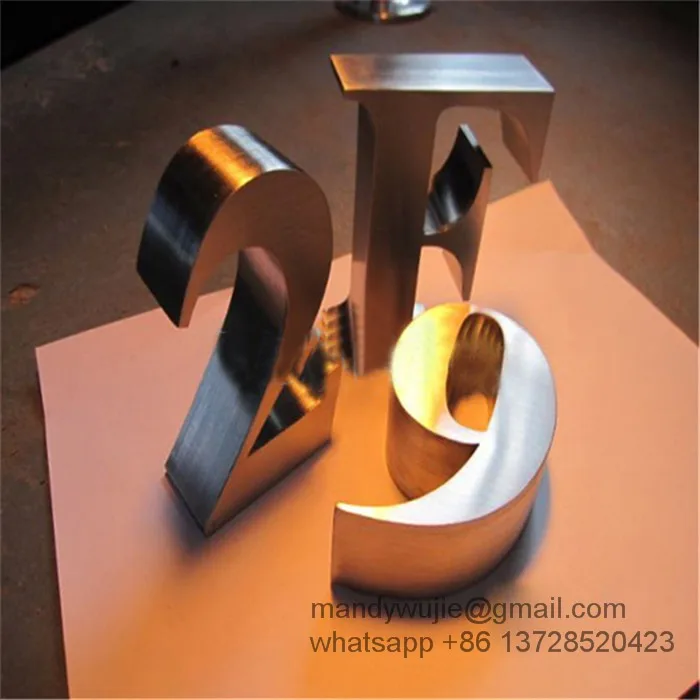 Fabricated Stainless Steel 3d Letters - Buy Stainless Steel Sign Letter ...