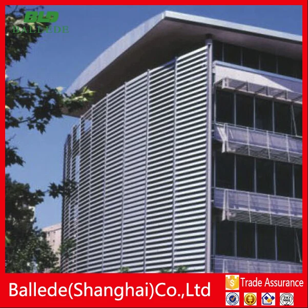 Sun Shade Horizontal Aerofoil Rotated Louver - Buy Rotated Louver ...