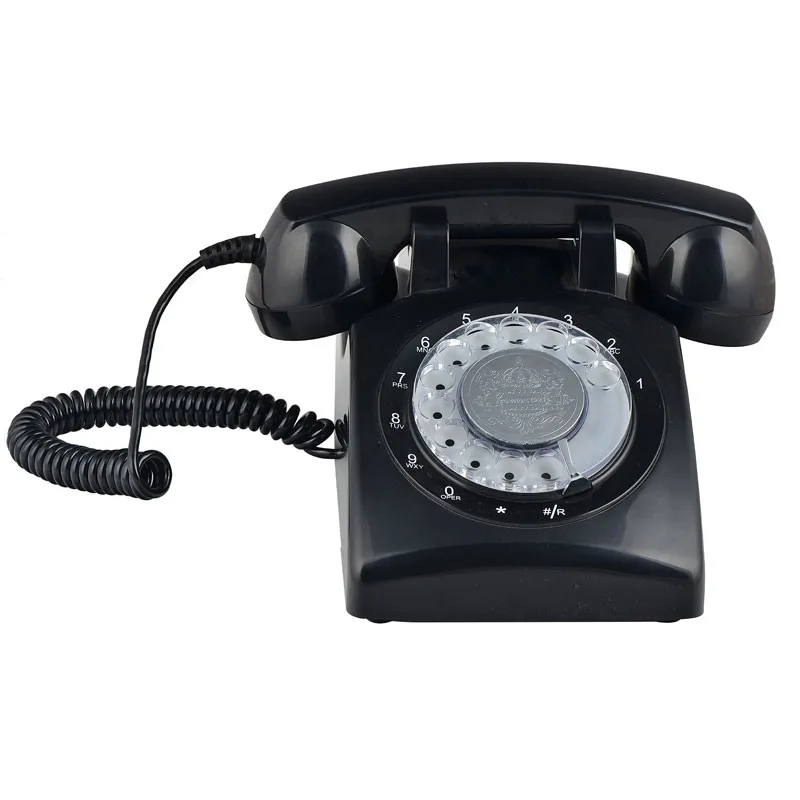 Retro Antique Wooden Telephone Manufacturer's Old Model With Caller Id ...