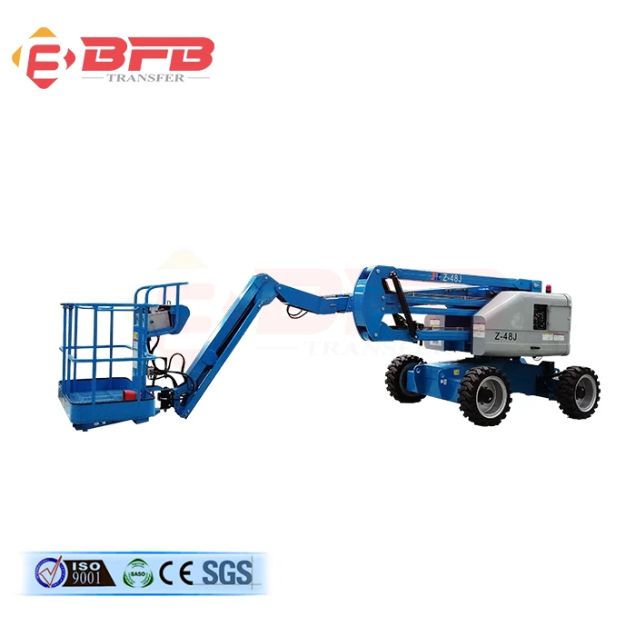 Folding Arm Aerial Electric Boom Lift - Buy Electric Boom Lift,China ...