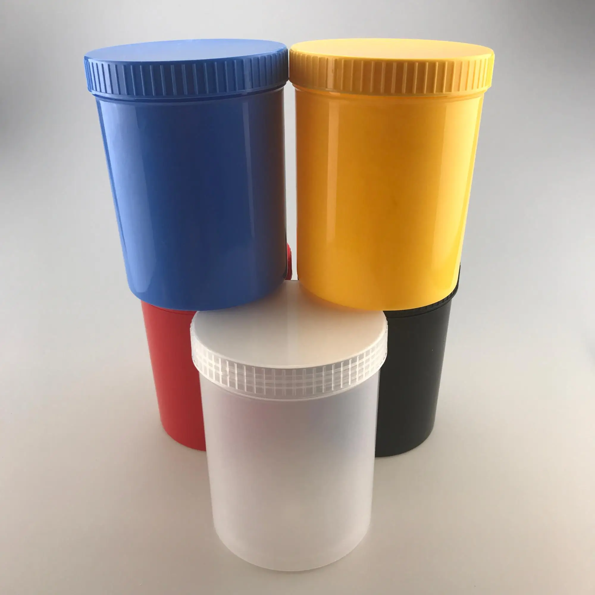 32oz 1000ml 500ml 250ml PP Jars with Plastic Lid and Liner