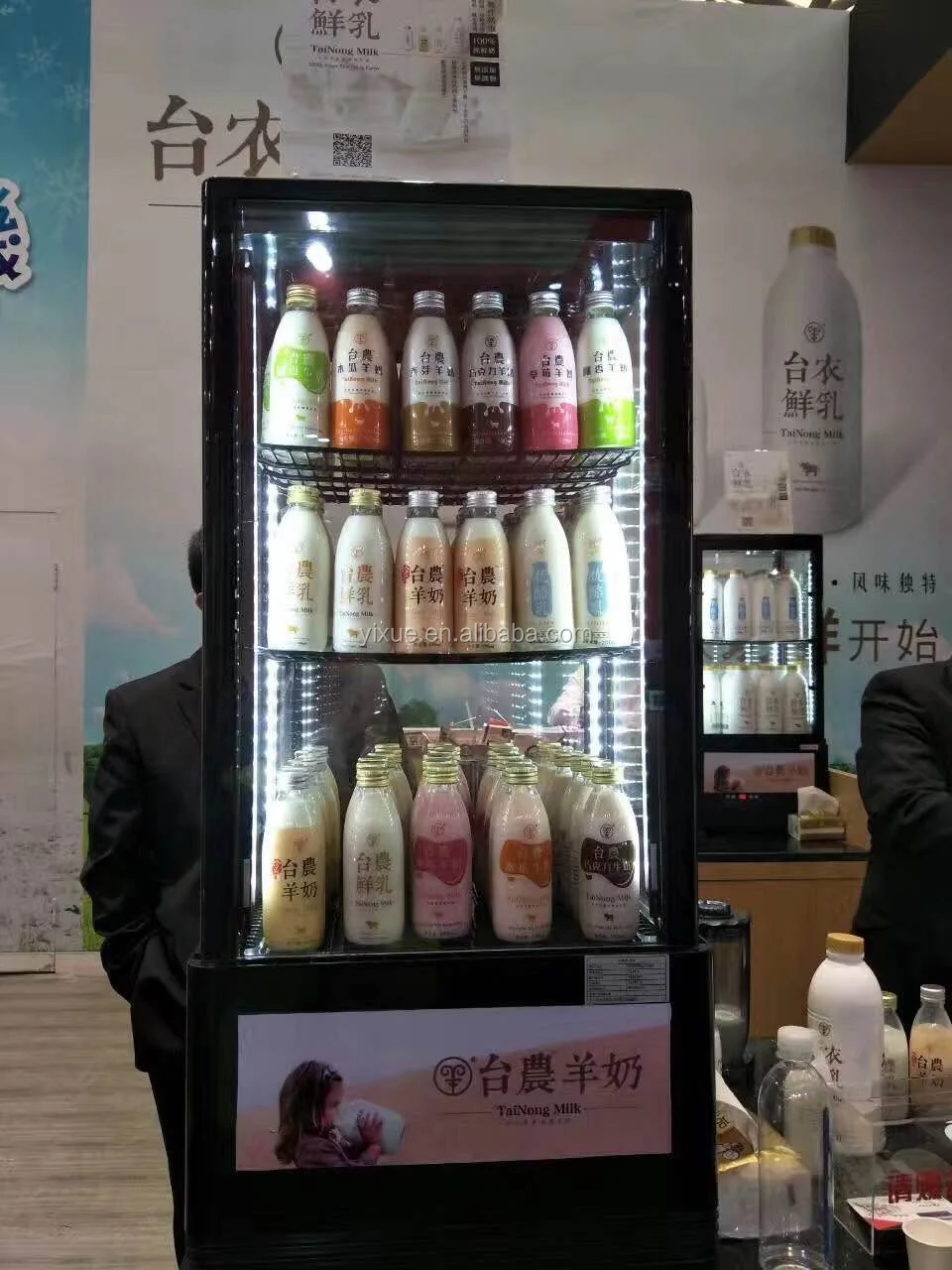 100L 4 Side Glass Cake Chiller - Perfect Display & Cooling