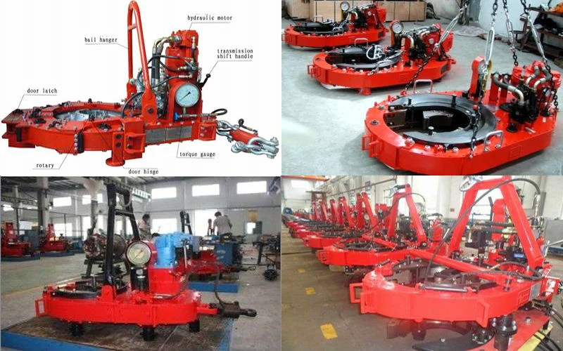 Drilling Rig Hydraulic Drill Pipe Power Tongs - Video Inspection