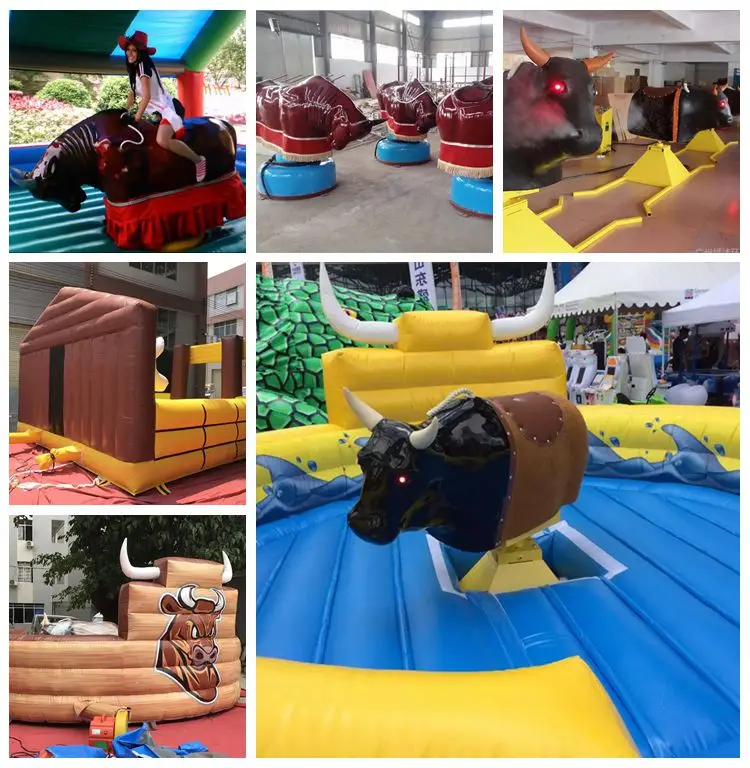 Mechanical Rodeo Bull Rides - Thrill and Fun Combined