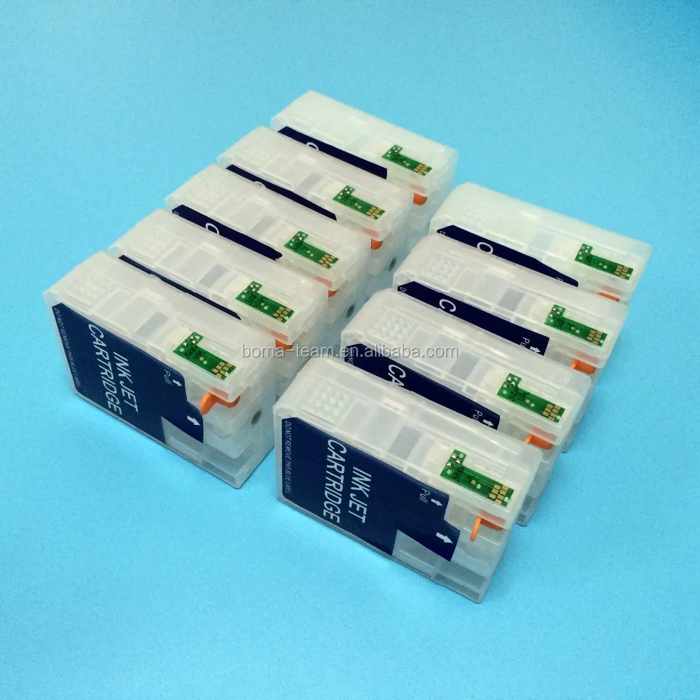 T5801 T5811 80ml Oem Size Refillable Ink Cartridge With Chip For Epson ...